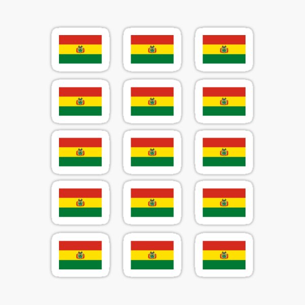 "Bolivia - Bolivian Flag Pack" Sticker for Sale by FlagsWorld | Redbubble