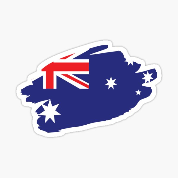 "Flag of Australia -australian flag" Sticker for Sale by Iloveflags ...