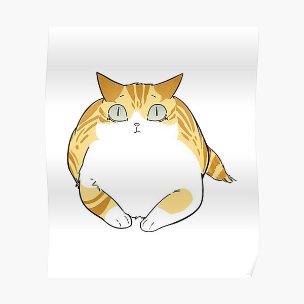 "Kayden Cat Eleceed Chubby" Poster for Sale by iFunTees | Redbubble