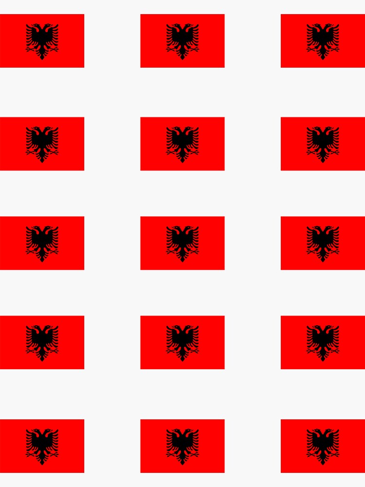 "Albania - Albanian Flag Pack" Sticker for Sale by FlagsWorld | Redbubble