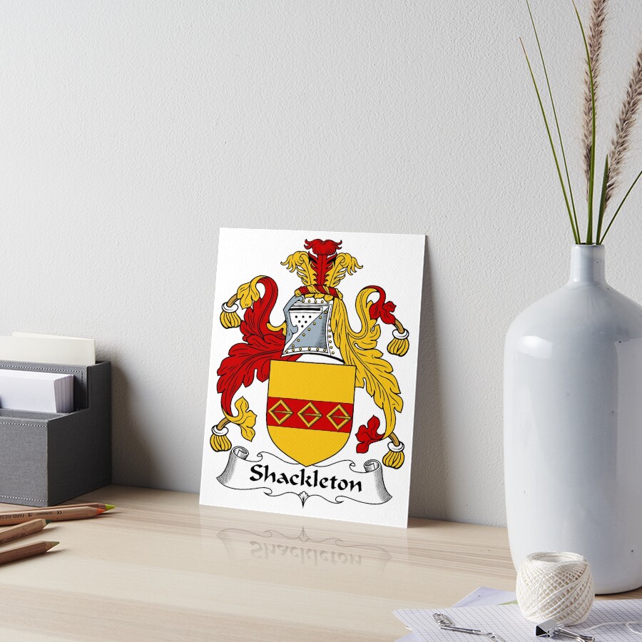 "Shackleton" Art Board Print for Sale by HaroldHeraldry | Redbubble