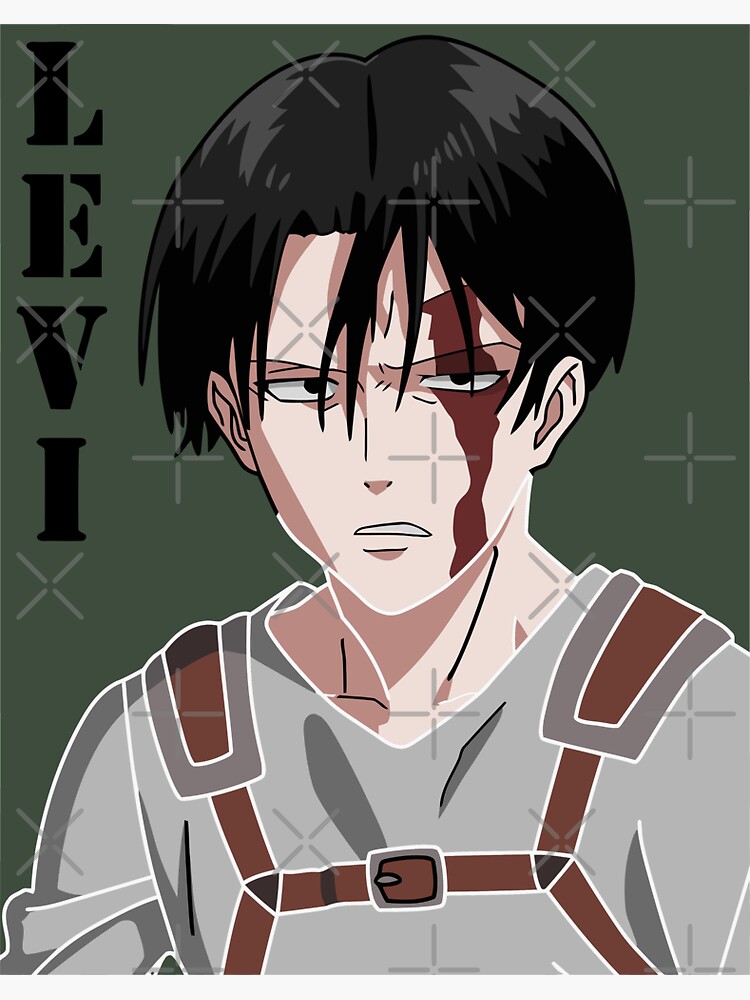 "levi" Sticker for Sale by MZeka | Redbubble
