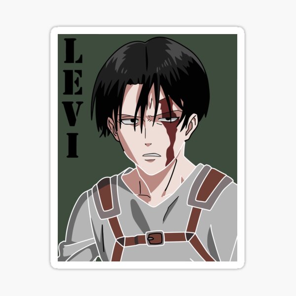 "levi" Sticker for Sale by MZeka | Redbubble