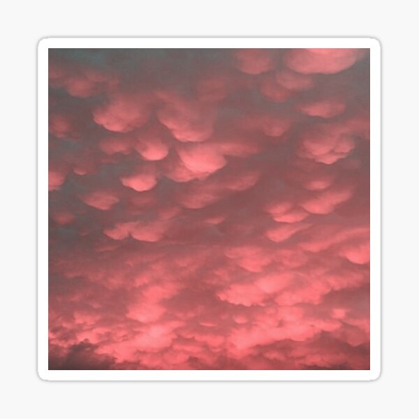 "Pastel Pink Clouds - Pink Sky" Sticker for Sale by lets-travel | Redbubble