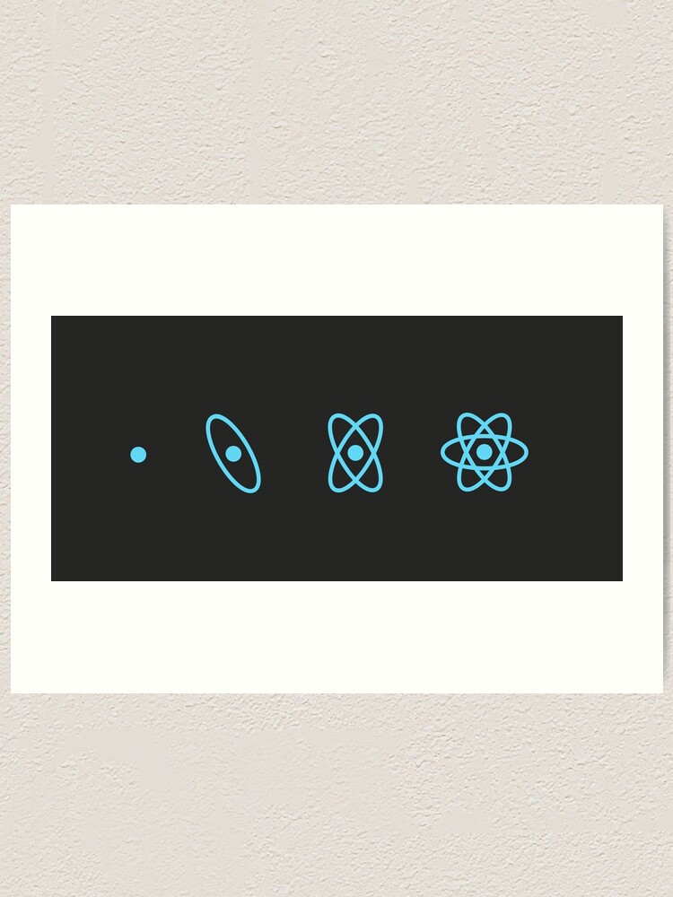 "React JS Logo" Art Print by hipstuff | Redbubble