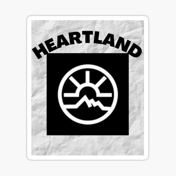 "Heartland designs" Sticker for Sale by Closer1 | Redbubble