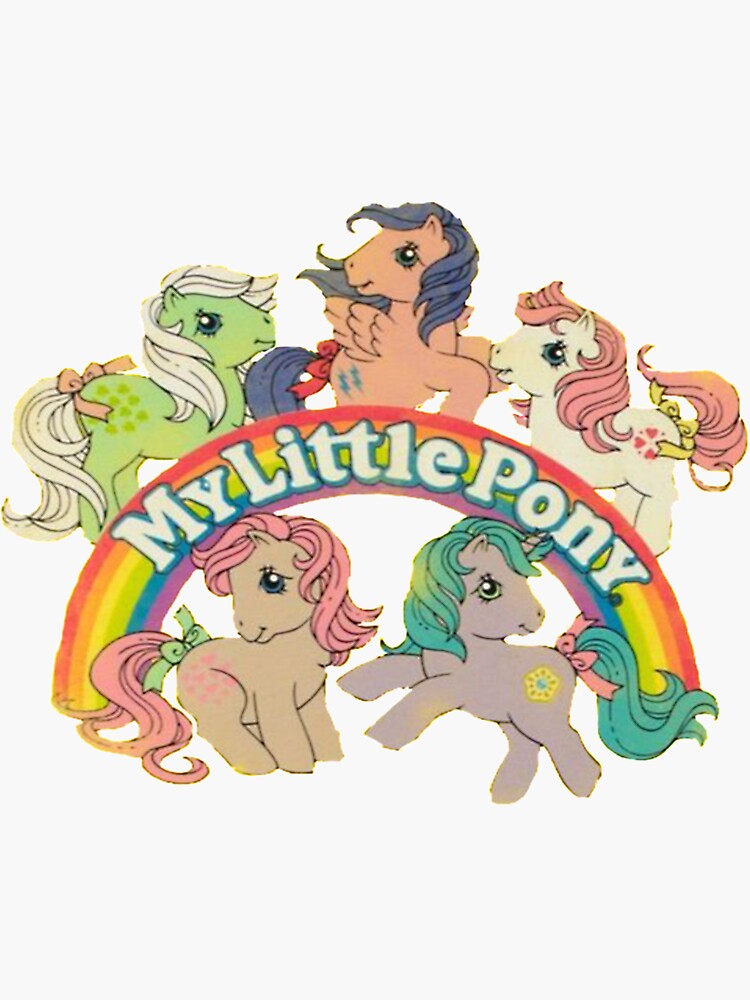 "MLP Retro" Sticker for Sale by MertsGal206 | Redbubble