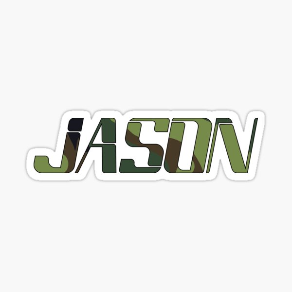 "JASON Name III - My name is JASON - typography name - Camo Vibe ...