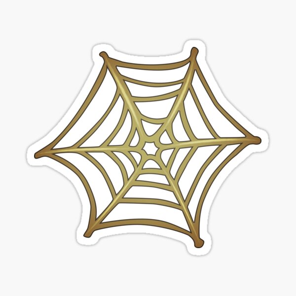"Cute Cartoon Spider Web" Sticker for Sale by AkgArtStudio | Redbubble
