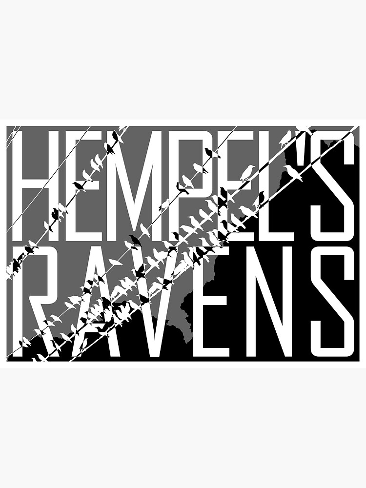 "Hempel's raven paradox reverse" Sticker for Sale by HolophraseD ...