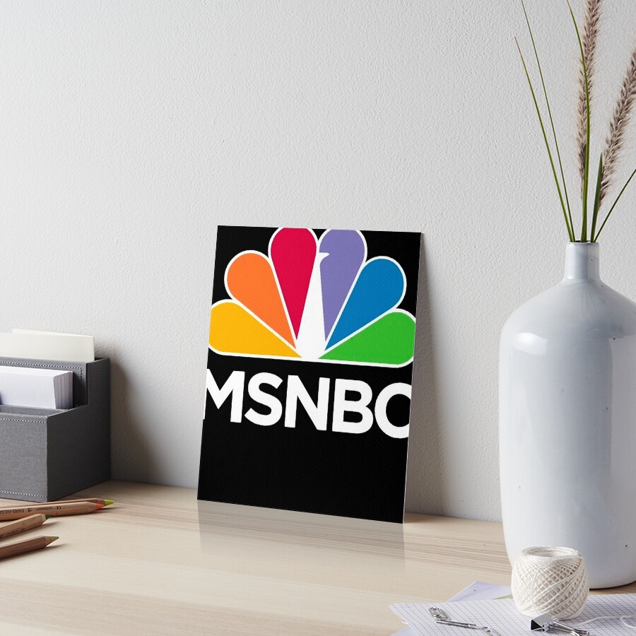 "MSNBC Logo Classic " Poster for Sale by HENDRIKMARTEN | Redbubble