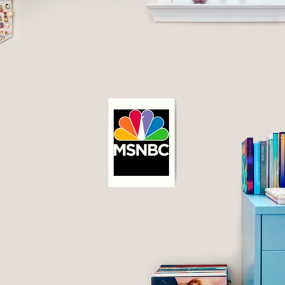 "MSNBC Logo Classic " Poster for Sale by HENDRIKMARTEN | Redbubble