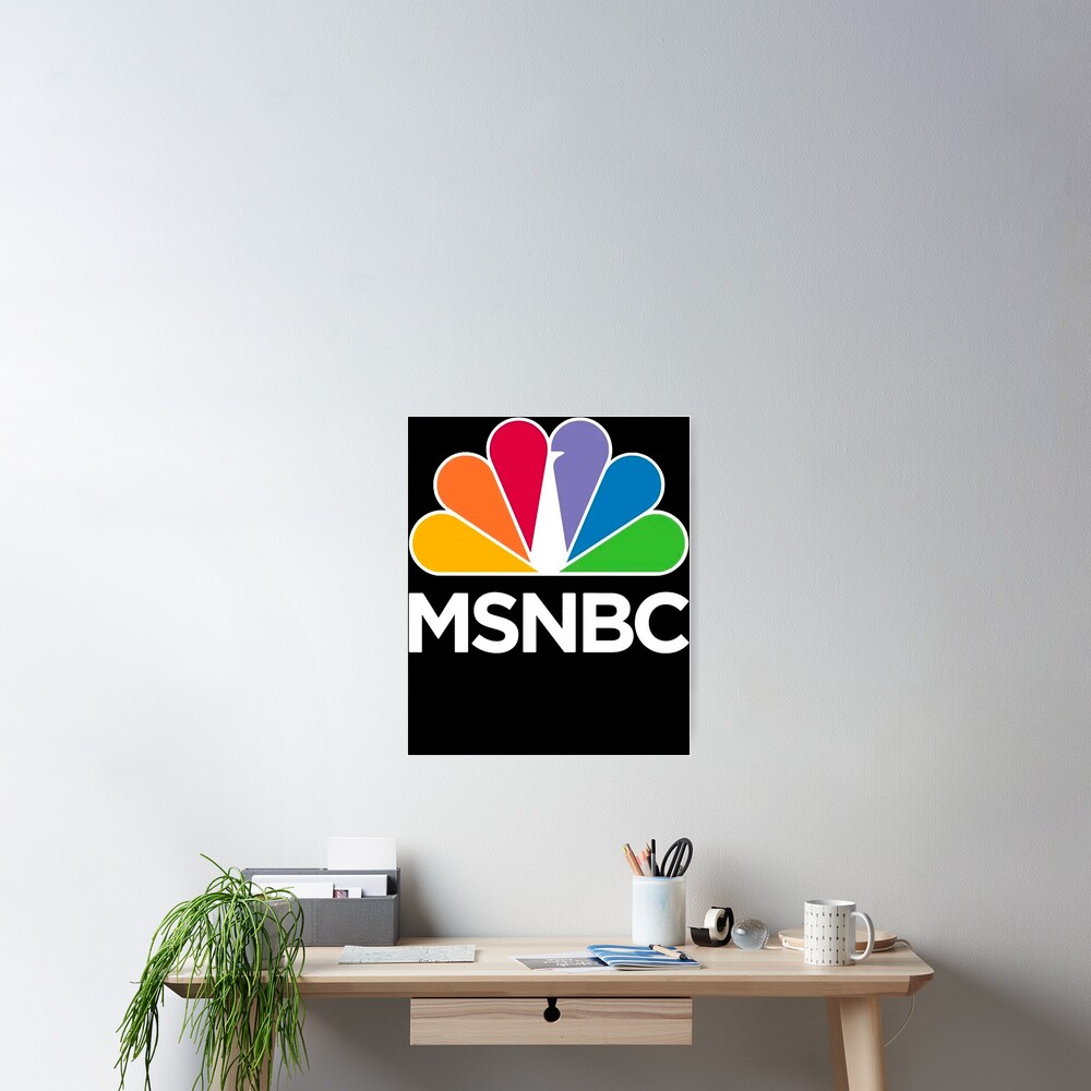 "MSNBC Logo Classic " Poster for Sale by HENDRIKMARTEN | Redbubble