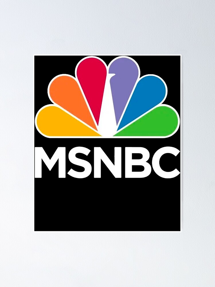 "MSNBC Logo Classic " Poster for Sale by HENDRIKMARTEN | Redbubble