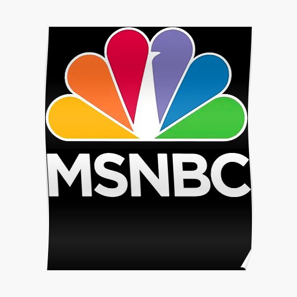 "MSNBC Logo Classic " Poster for Sale by HENDRIKMARTEN | Redbubble