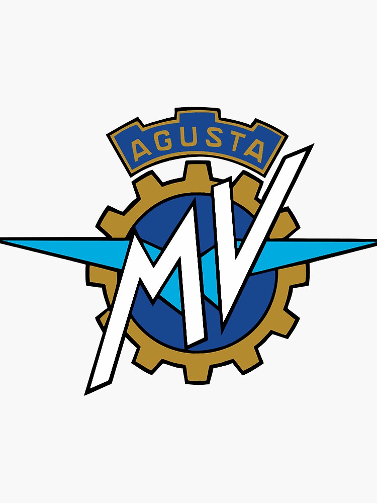 "Mv Agusta Logo Essential " Sticker for Sale by HENDRIKMARTEN | Redbubble