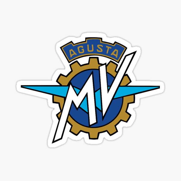 "Mv Agusta Logo Essential " Sticker for Sale by HENDRIKMARTEN | Redbubble