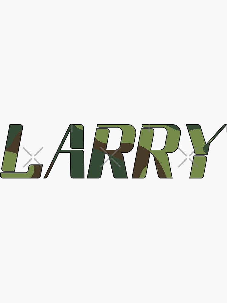"LARRY Name III - My name is LARRY - typography name - Camo Vibe ...