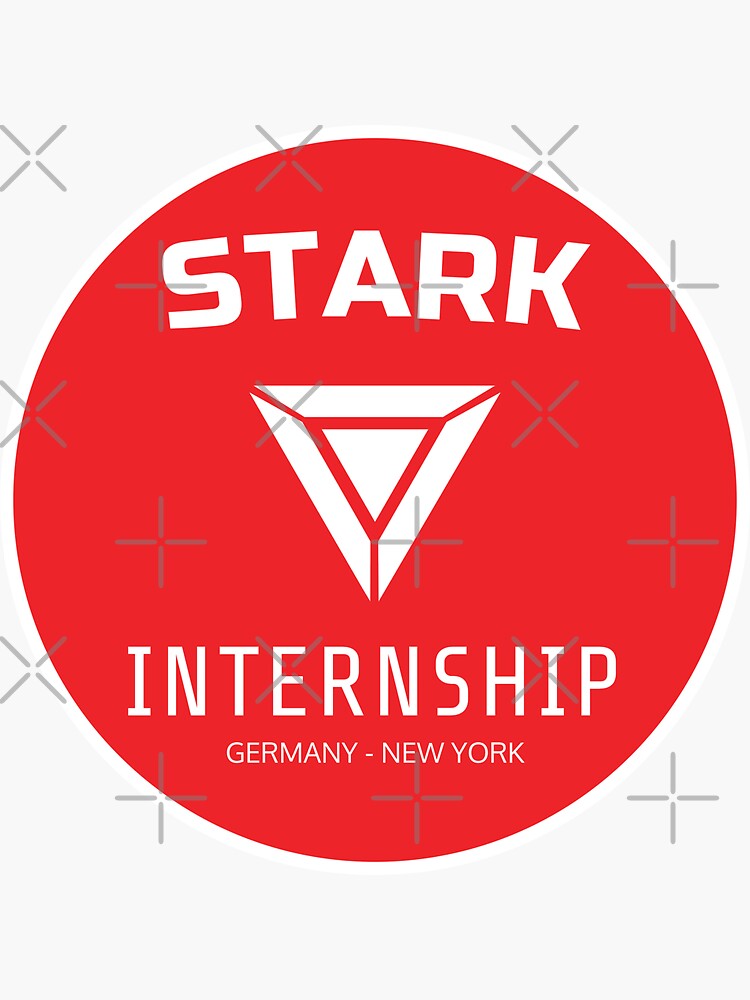 "Stark Internship" Sticker for Sale by Skippio | Redbubble