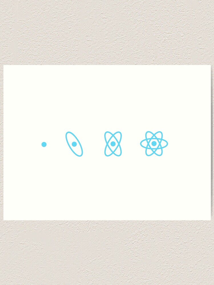 "React.js logo" Art Print for Sale by hipstuff | Redbubble