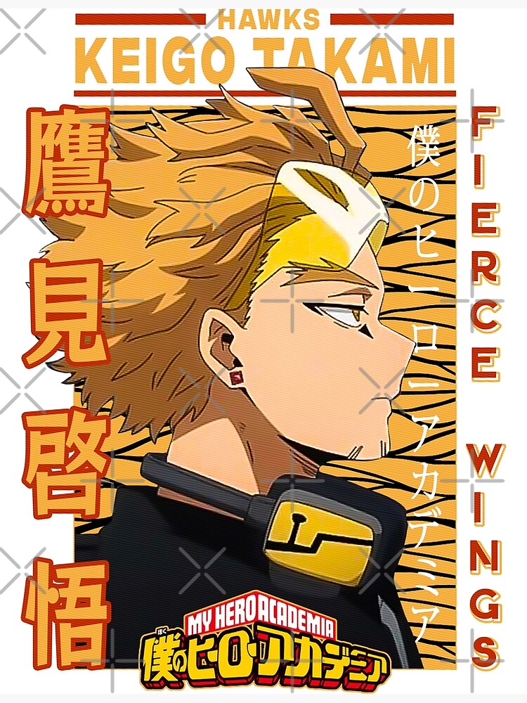 "Keigo Takami My Hero Academia, HAWKS bnha, Boku no Hero," Poster for ...