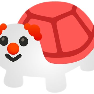 "Clown Turtle " Sticker for Sale by ajrodz | Redbubble