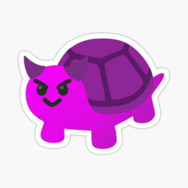 "Devil Turtle " Sticker for Sale by ajrodz | Redbubble