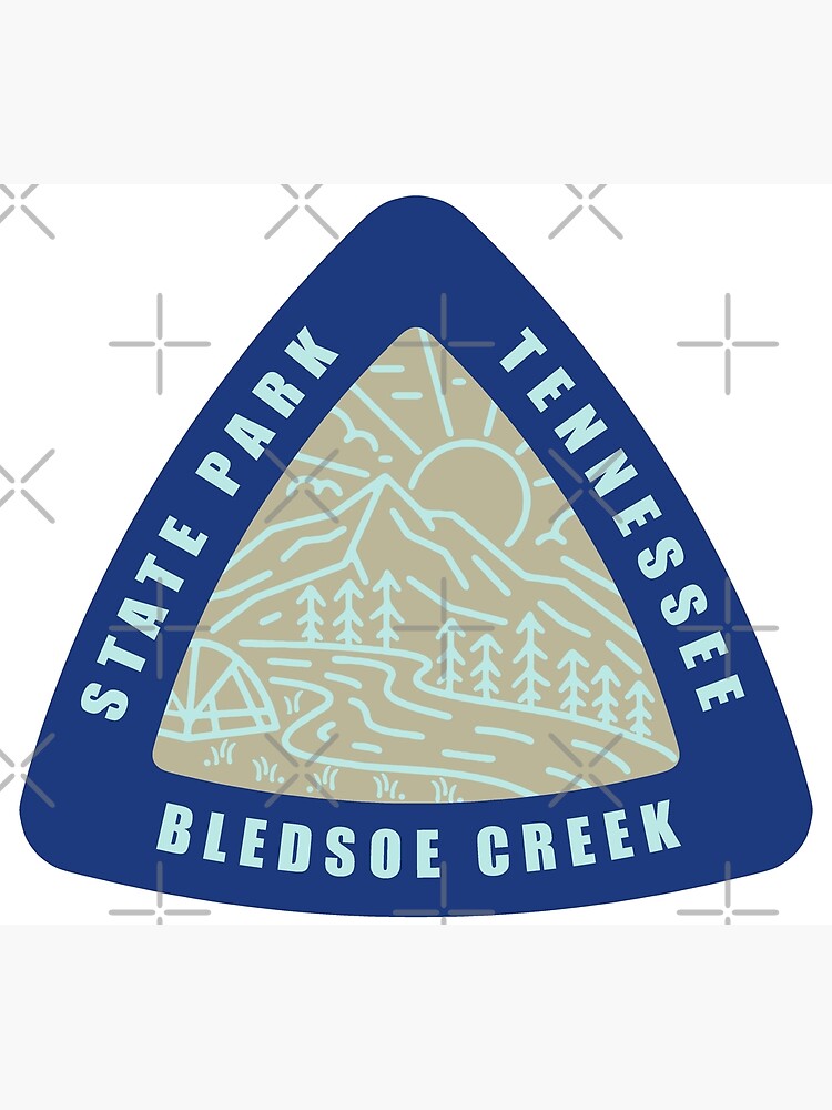 "Bledsoe Creek State Park TN Triangle Logo" Poster for Sale by VanyaKar ...