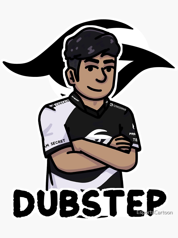 "Team Secret DubsteP 2022" Sticker for Sale by EsportsCartoon | Redbubble