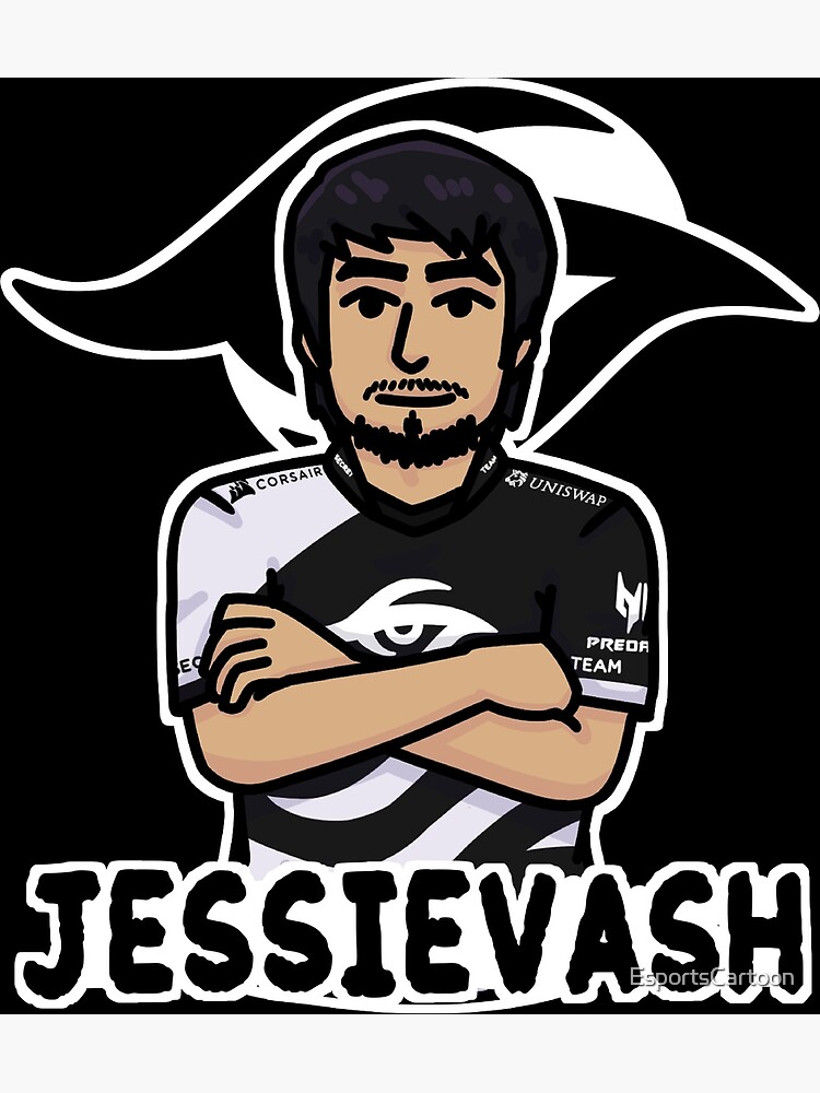 "Team Secret JessieVash 2022" Poster for Sale by EsportsCartoon | Redbubble
