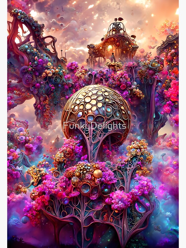 "Cosmic Estate" Poster for Sale by FunkyDelights | Redbubble