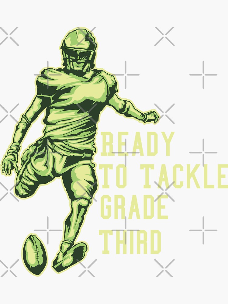 "Ready To Tackle Third Grade,Back To School,Football,Ready To Tackle ...