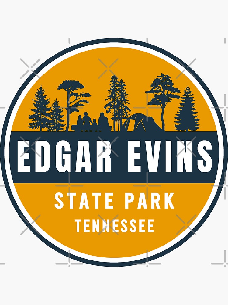 "Edgar Evins State Park TN Family Logo" Sticker for Sale by VanyaKar ...