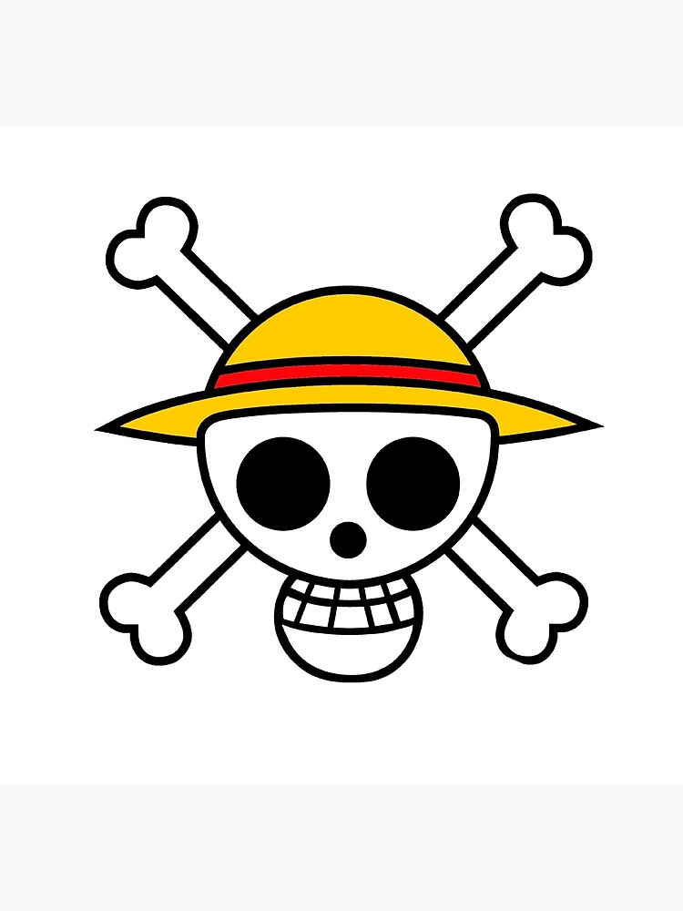 "One piece. anime skull logo" Poster for Sale by baadreshop | Redbubble