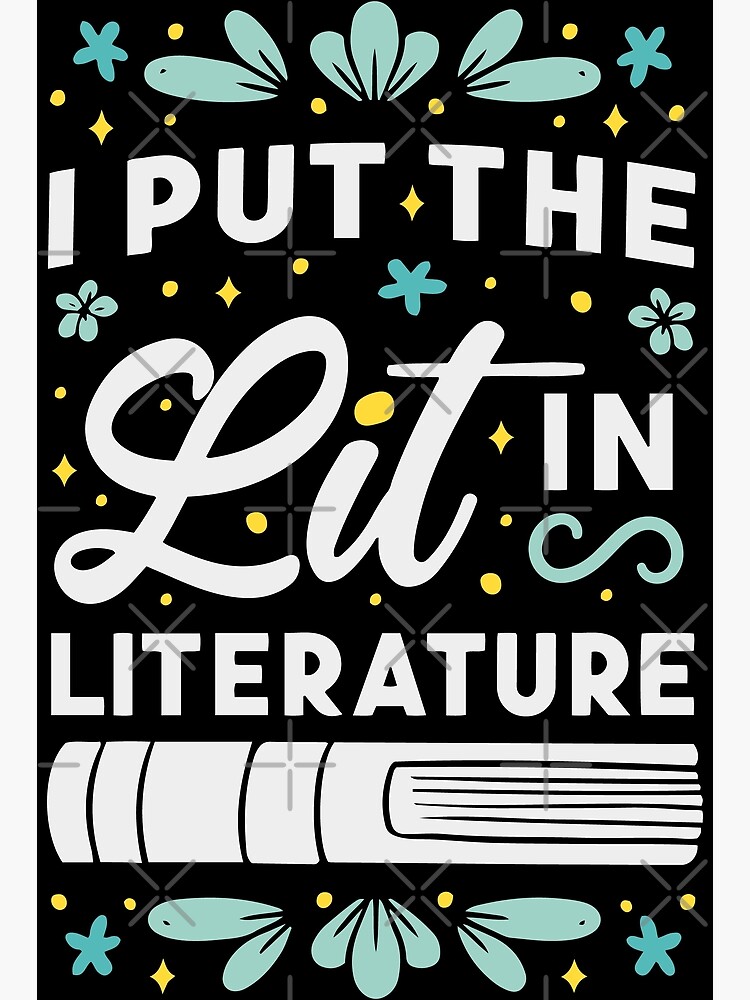 "Reading literature poster design" Poster for Sale by Palteeshop ...
