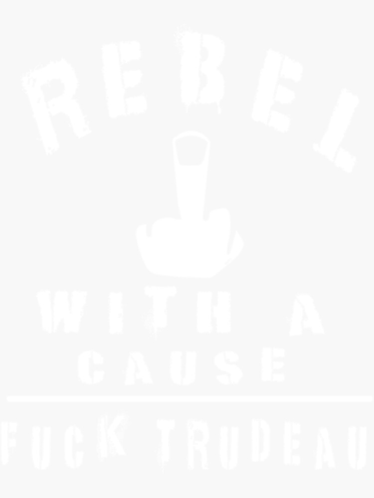 "F Trudeau" Sticker for Sale by KamilleGerlach | Redbubble