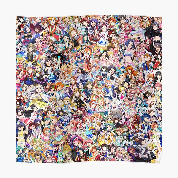 "I LOVE IDOLS" Poster by leafgun | Redbubble