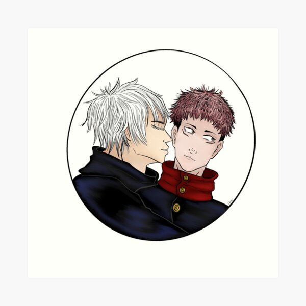 "Jujutsu Kaisen Goyu ship - yuji gojo" Art Print for Sale by ErosEyes ...