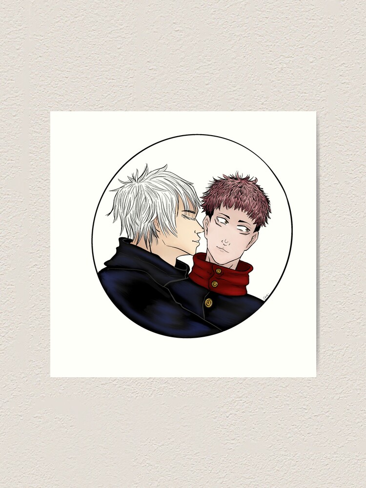 "Jujutsu Kaisen Goyu ship - yuji gojo" Art Print for Sale by ErosEyes ...