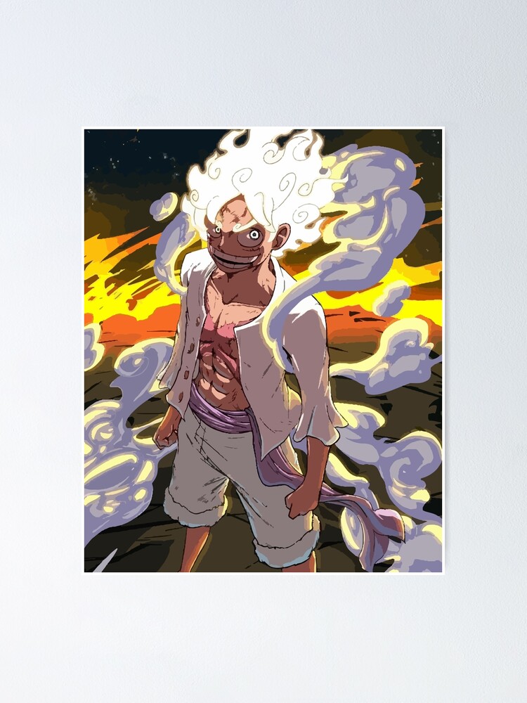 Gear 5 Luffy Poster, Luffy Gear 5 One Piece, One Piece Poster Home ...