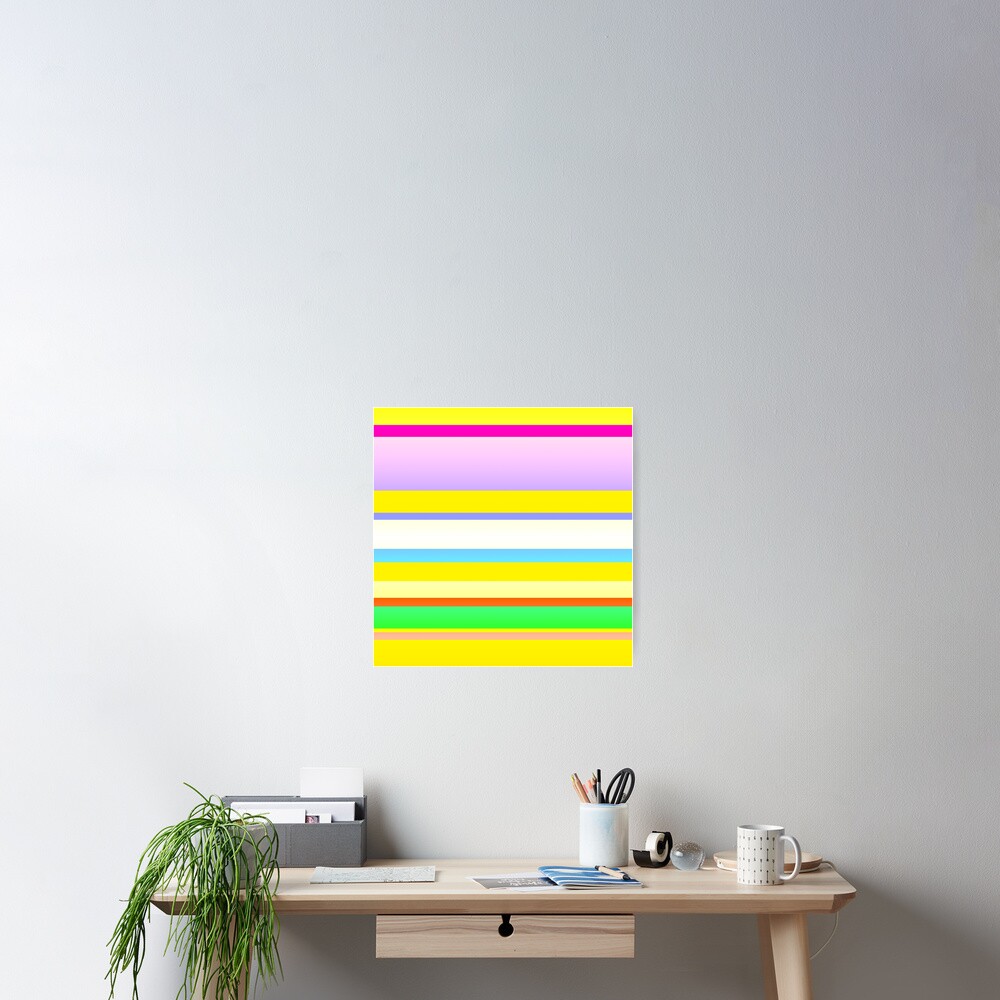 "Kidcore style pattern | kidcore color palette" Poster for Sale by ...