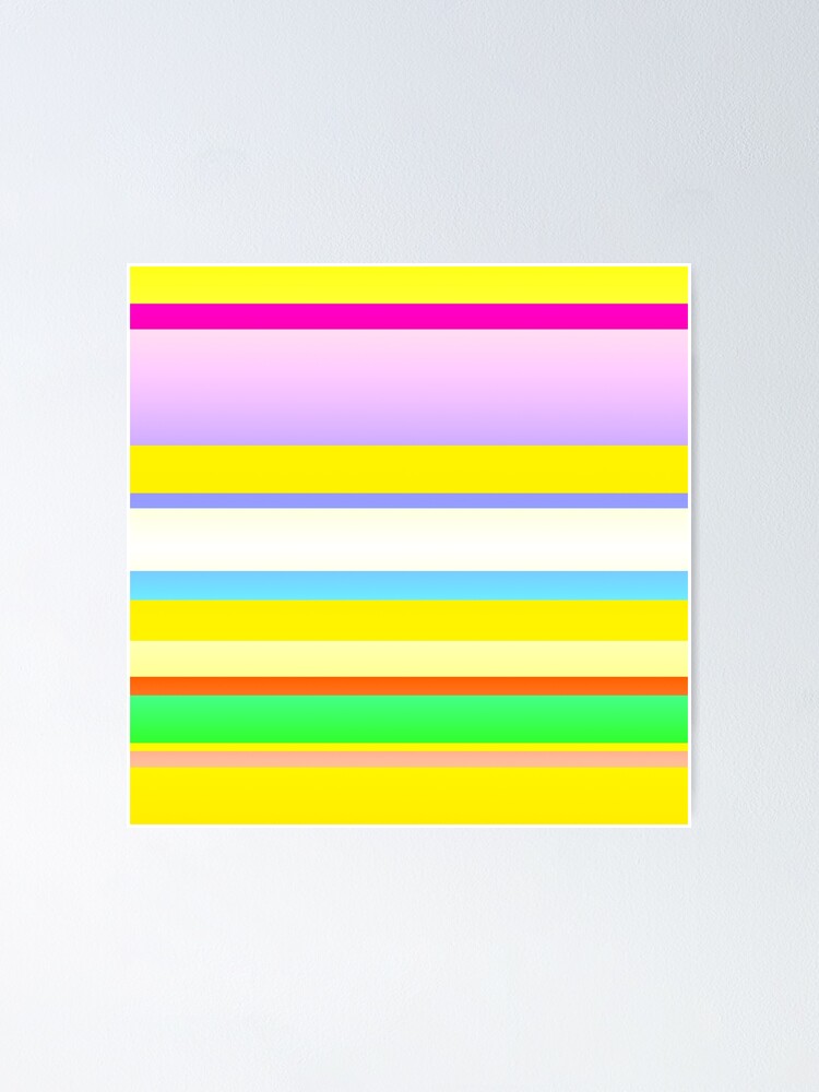 "Kidcore style pattern | kidcore color palette" Poster for Sale by ...