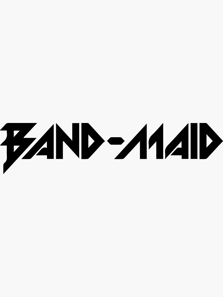 "Band Maid " Sticker for Sale by 4foru | Redbubble