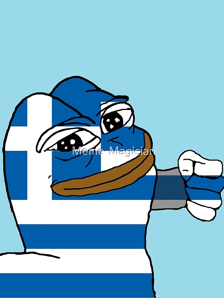 "Punching Pepe (Greece)" Drawstring Bag for Sale by Meme-Magician ...