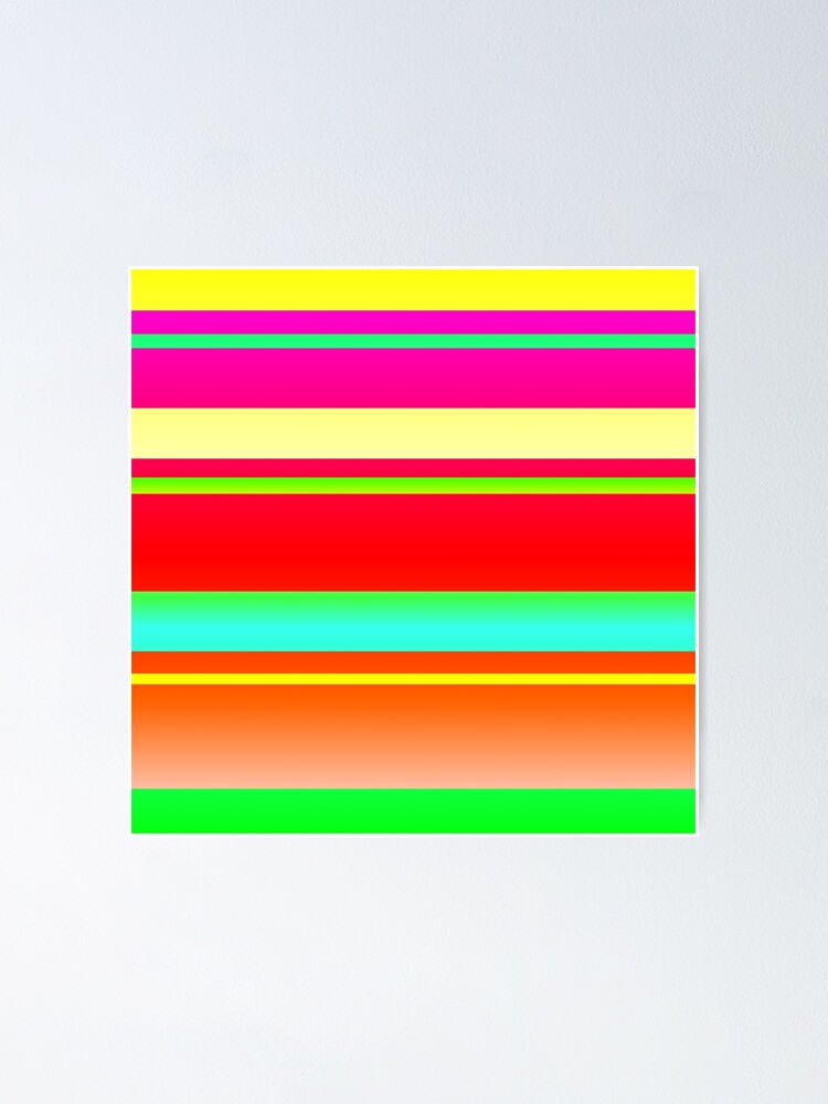 "Kidcore style pattern | kidcore color palette" Poster for Sale by ...
