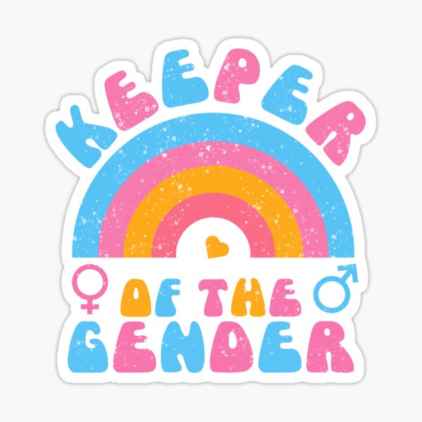 "Keeper of the Gender" Sticker for Sale by Lostinpiece | Redbubble