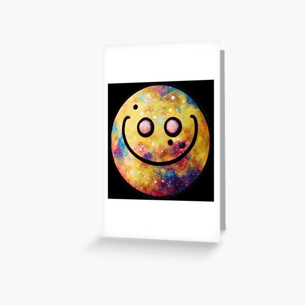 "Universe Space Smiley Face" Greeting Card for Sale by SmileyDan ...