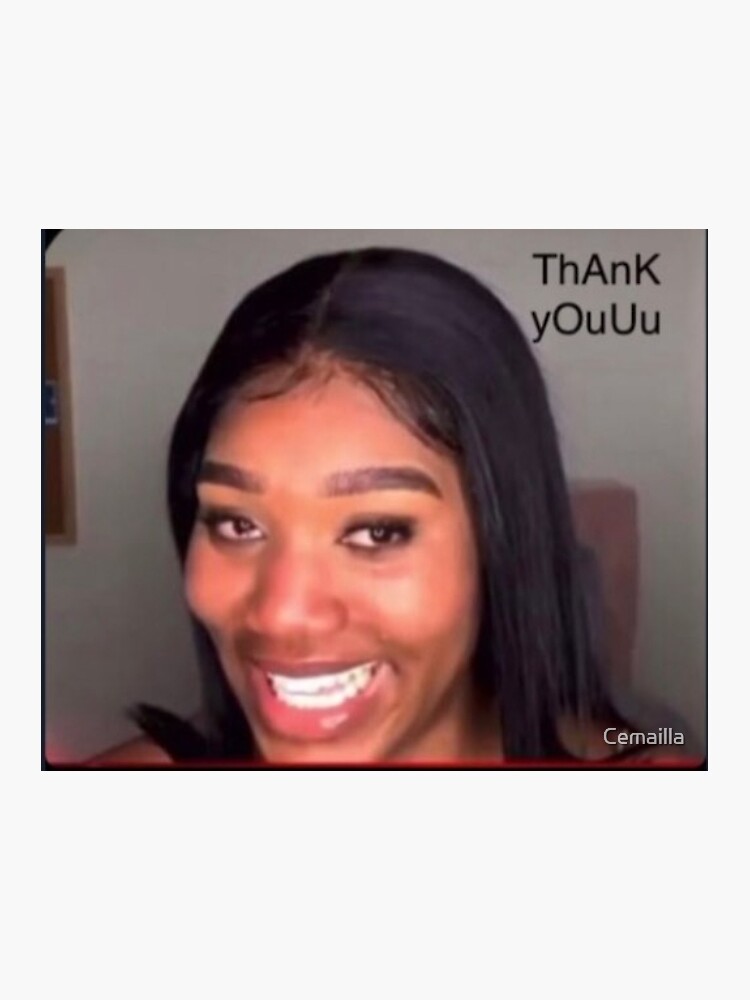 "Thank youuu" Sticker by Cemailla | Redbubble