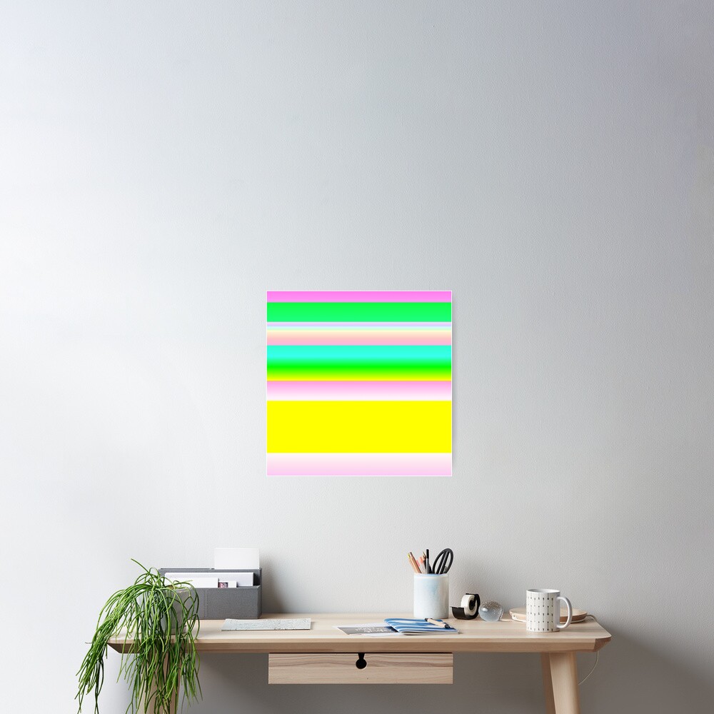 "Copy of Kidcore style pattern | kidcore color palette" Poster for Sale ...