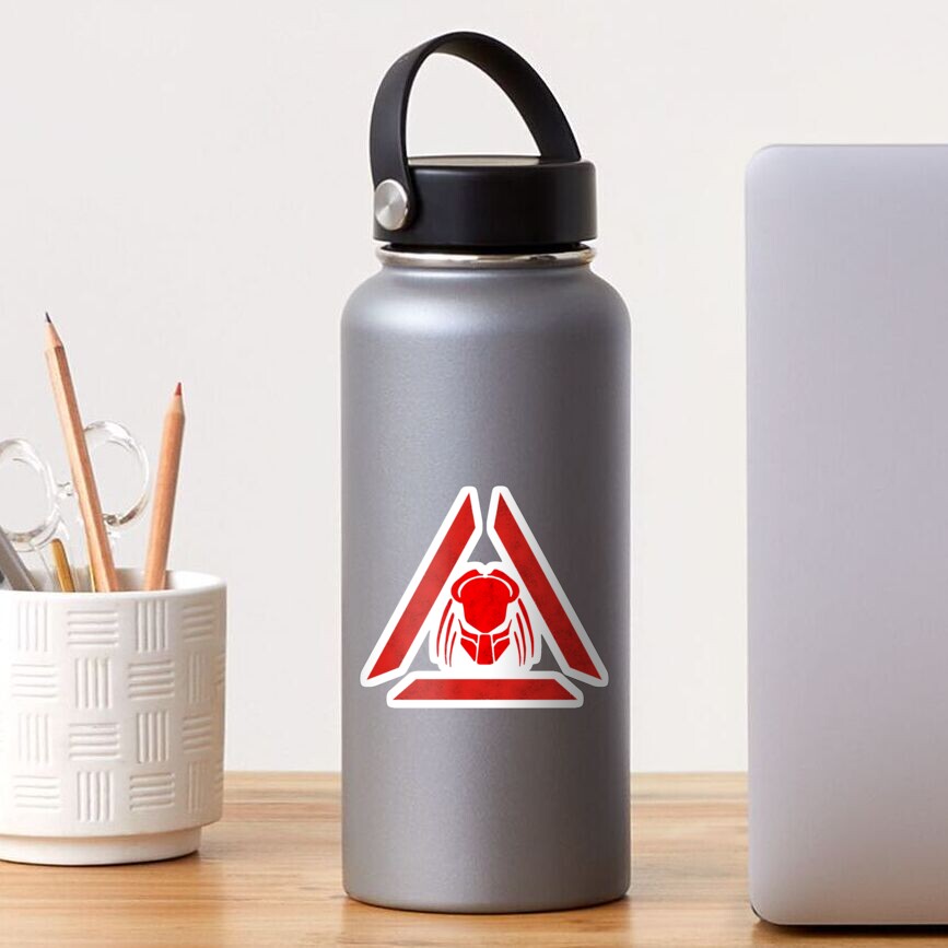 " Predator Triangle Red Laser" Sticker for Sale by Father-of-Time ...